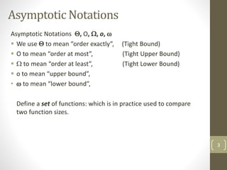 02 asymptotic notations | PPTX