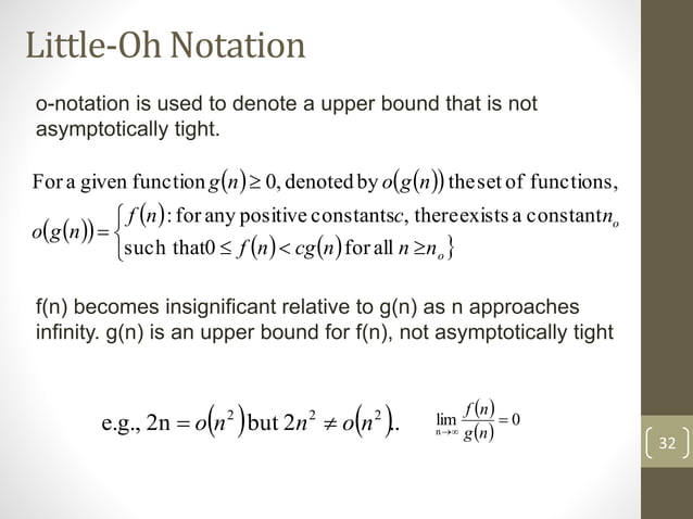 02 asymptotic notations | PPTX