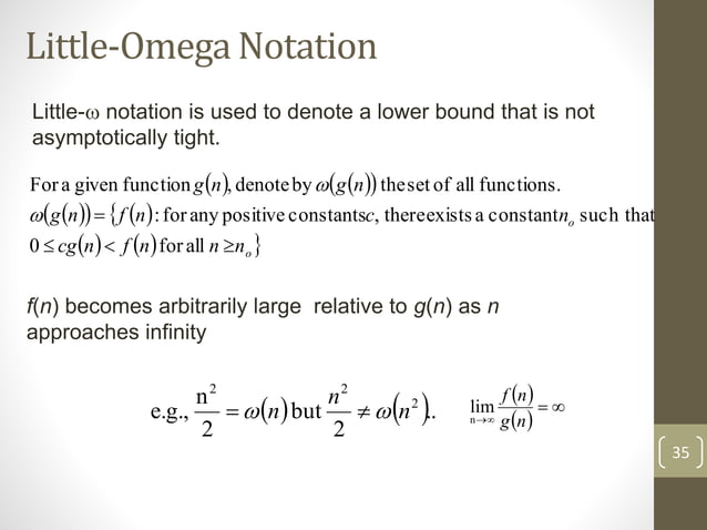 02 asymptotic notations | PPTX