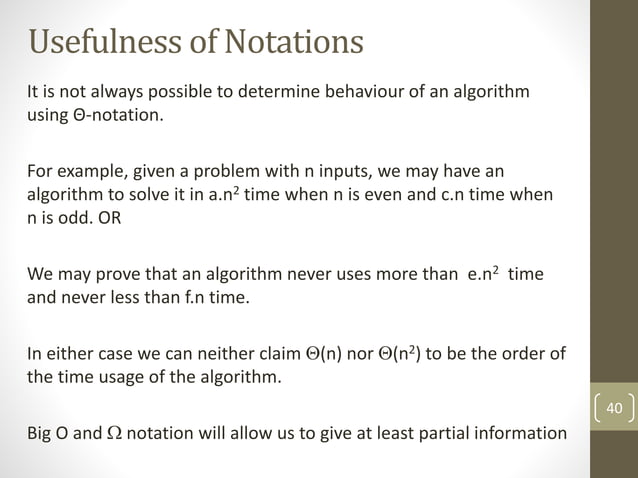 02 asymptotic notations | PPTX