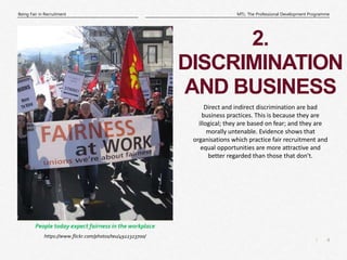 Being Fair in Recruitment | PPT