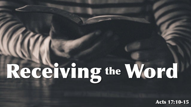 Receiving the Word