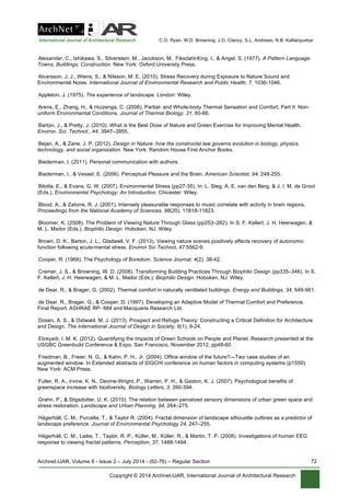 BIOPHILIC DESIGN PATTERNS Emerging Nature-Based Parameters for Health ...