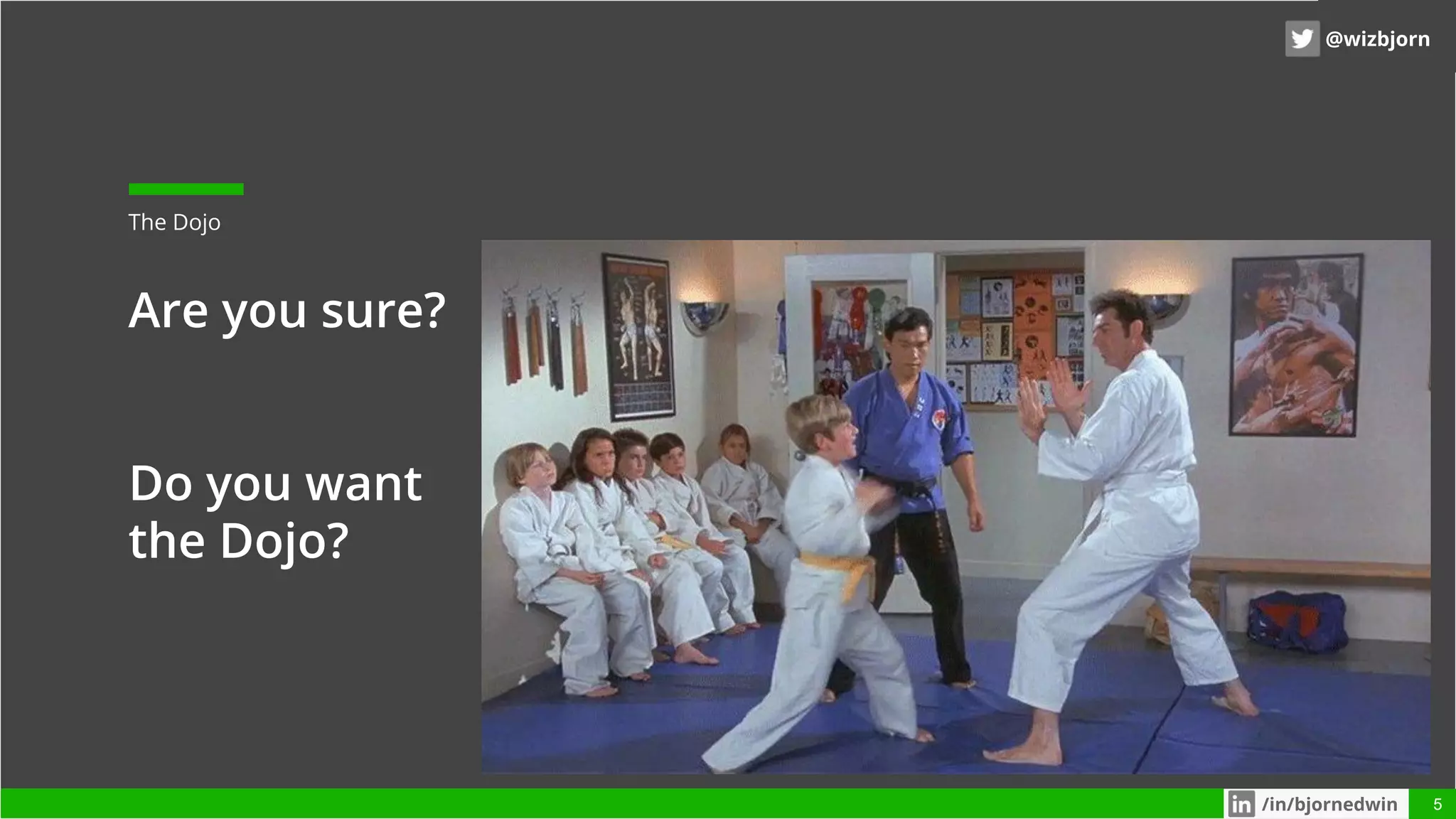 Bjorn Edwin - Start Your Own DevOps Dojo in 8 Simple Steps | PPT