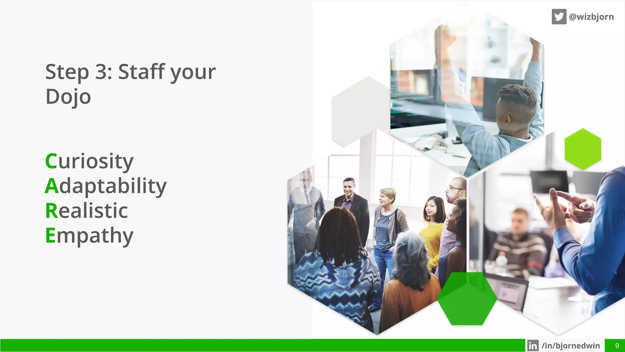 Bjorn Edwin - Start Your Own DevOps Dojo in 8 Simple Steps | PPT