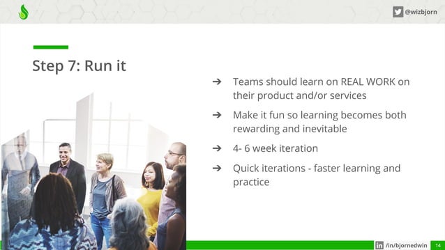 Bjorn Edwin - Start Your Own DevOps Dojo in 8 Simple Steps | PPT