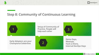 Bjorn Edwin - Start Your Own DevOps Dojo in 8 Simple Steps | PPT