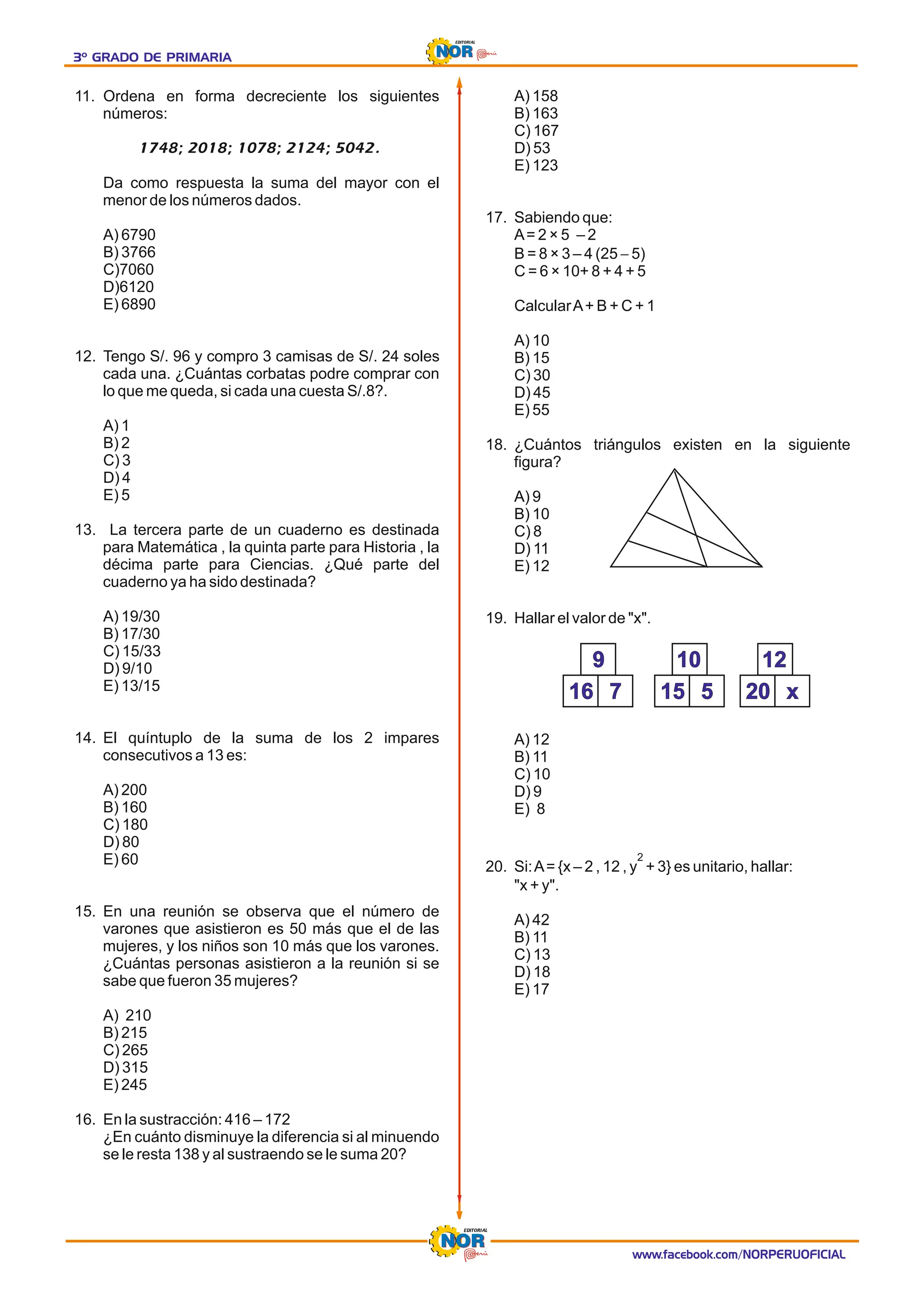 EXÁMEN CONCURSO NORPERU | PDF