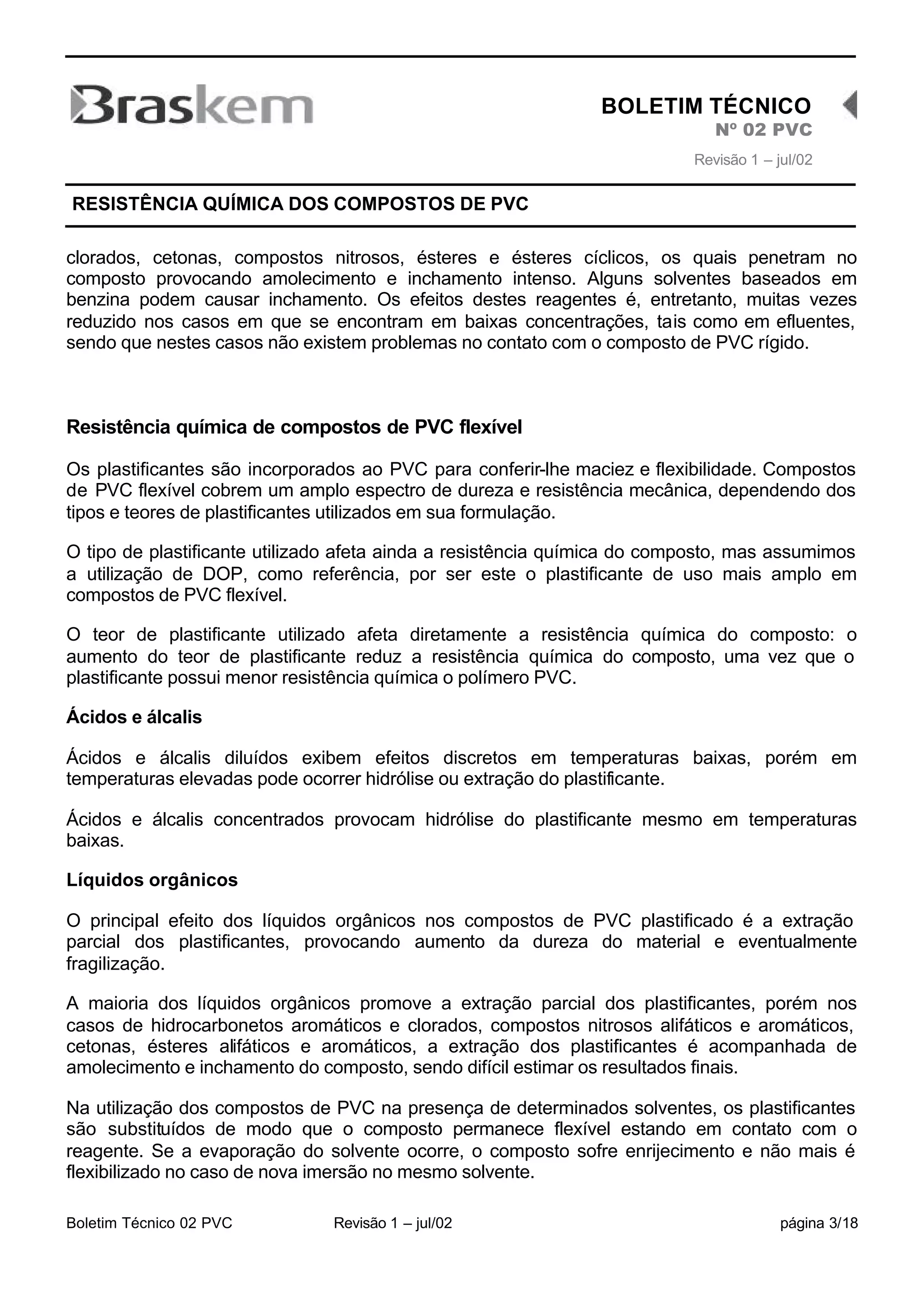 02 boletim 02 - tabela resistencia quimica compostos pvc | PDF