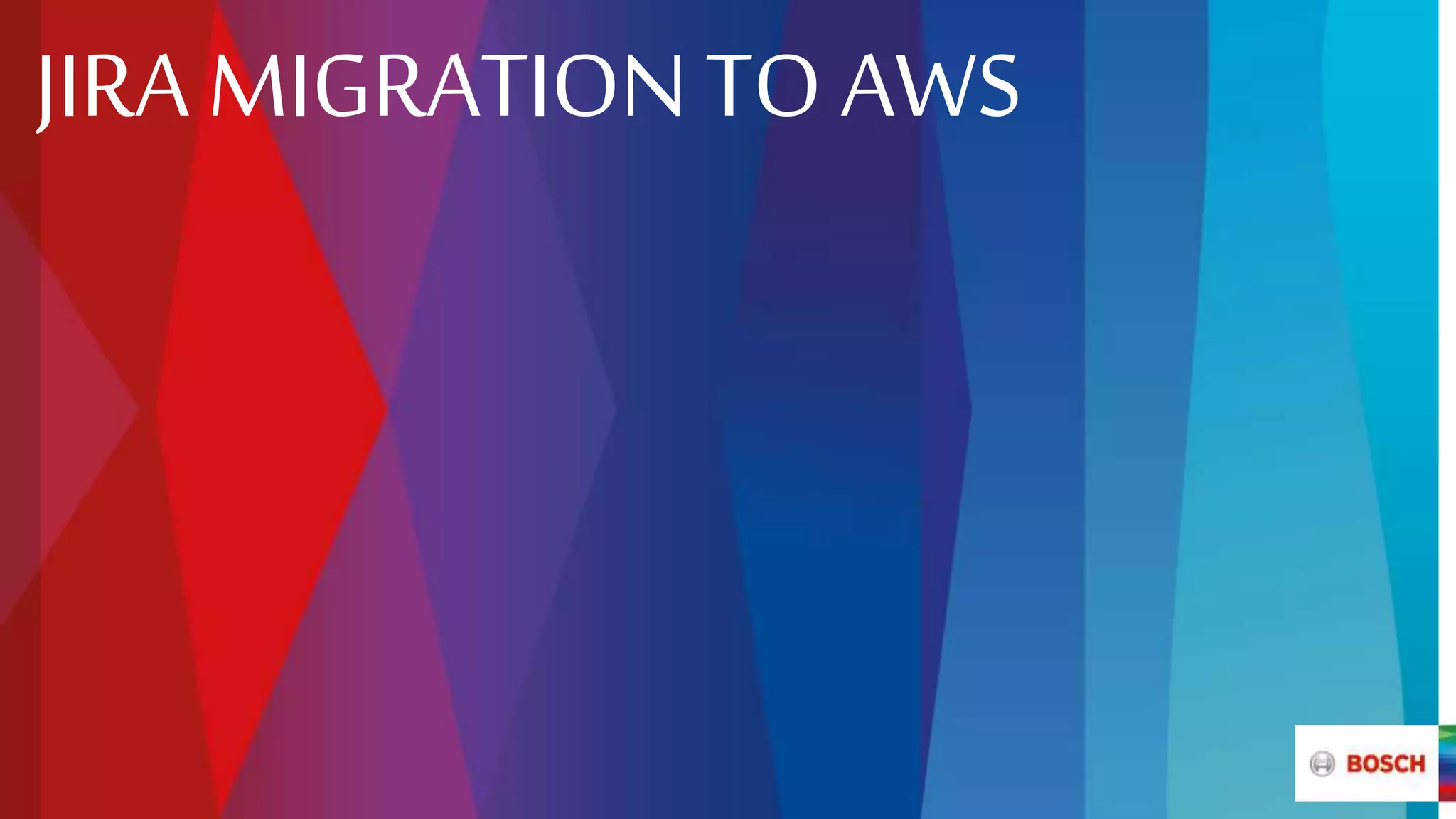 Jira Migration to AWS | PPT