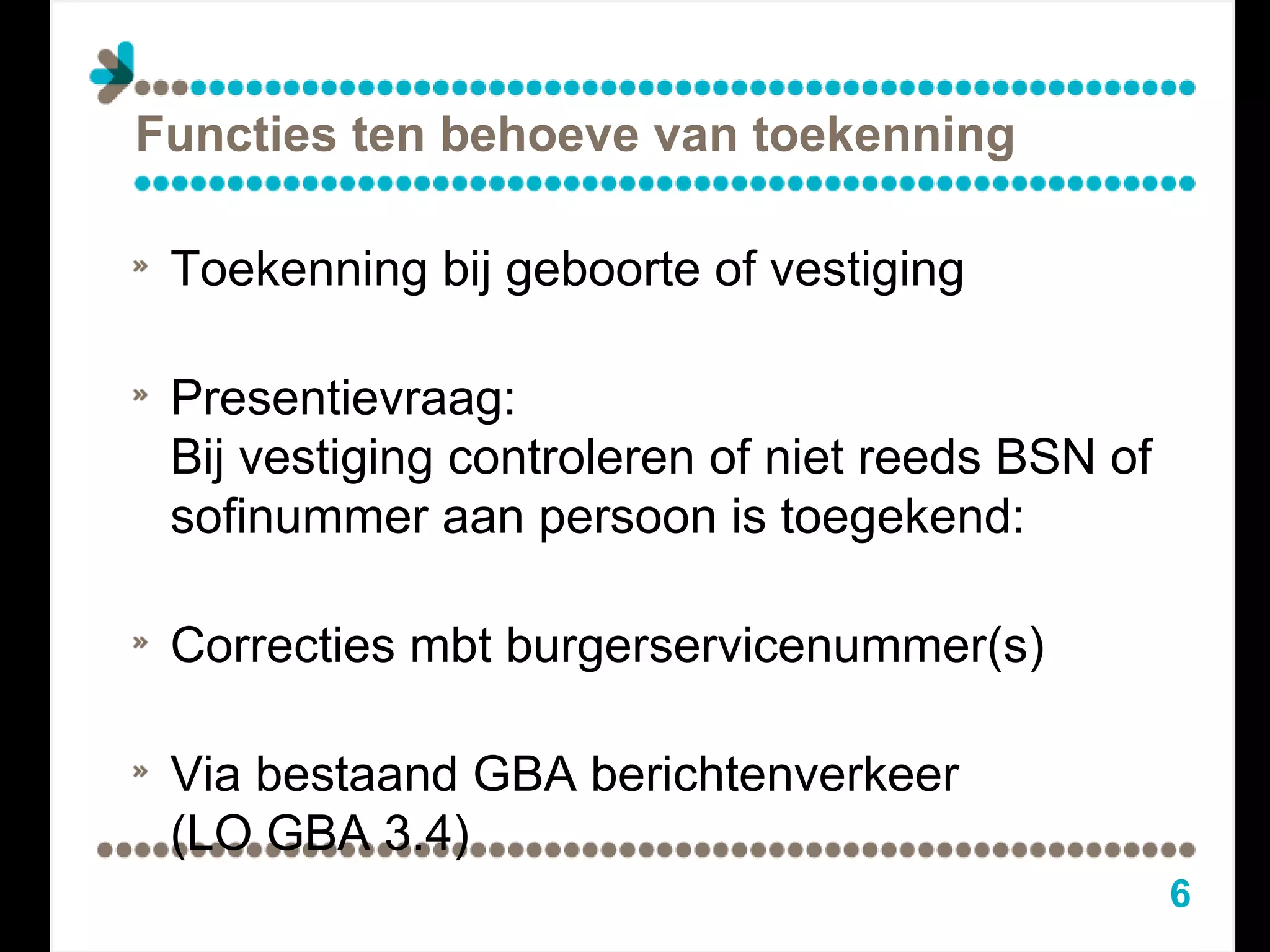 Beheervoorziening Burgerservicenummer | PPT
