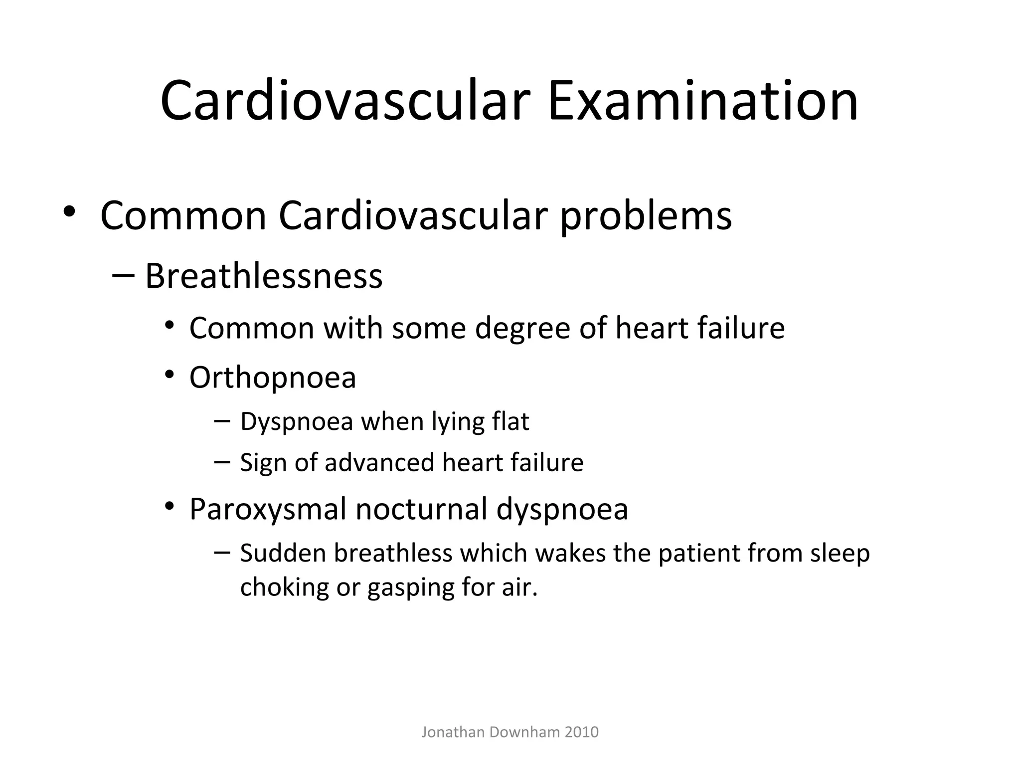Cardiovascular examination | PPTX