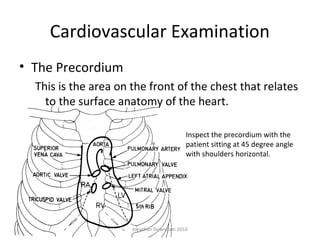Cardiovascular examination | PPTX