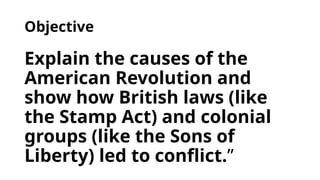 02 - Causes of the Revolution slide by me | PPTX
