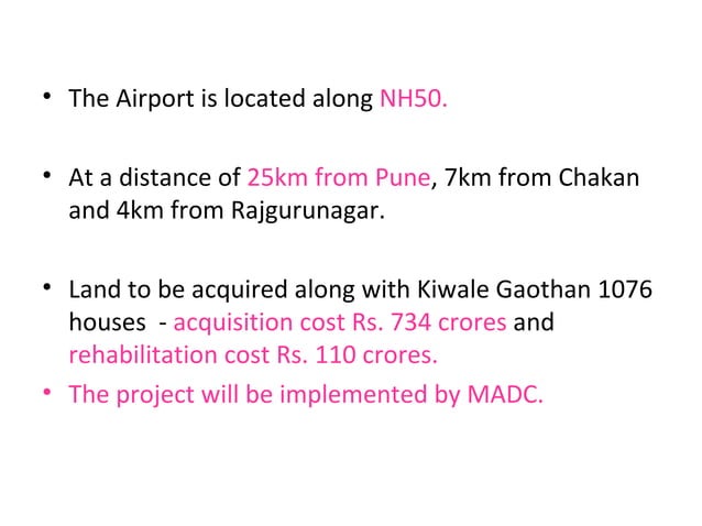 02. Chakan International Airport | PPT