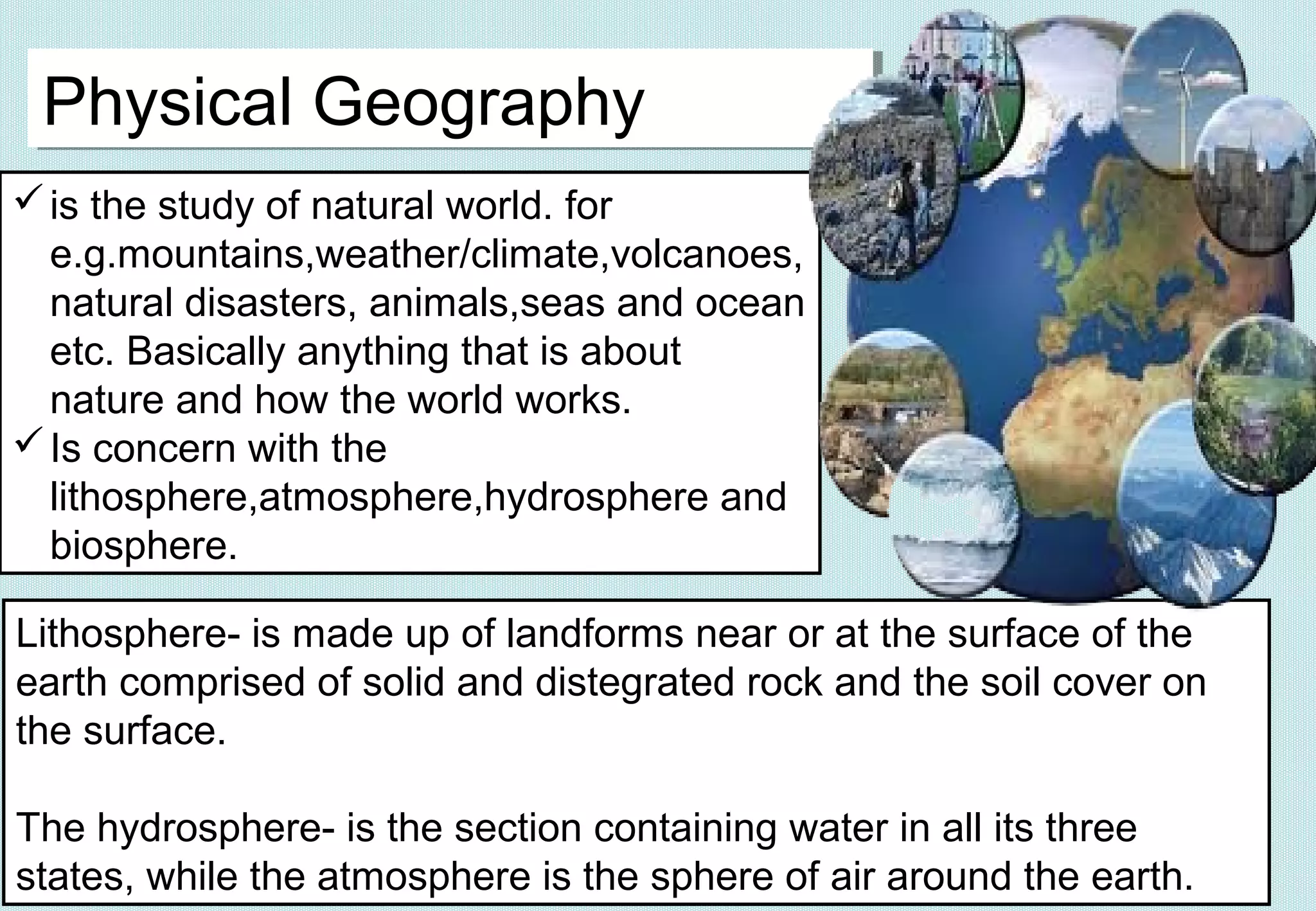 Physical and Human Geography | PPT