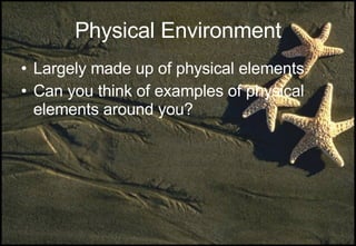02 Chap 3 The Physical And Human Environment (Jan 08) | PPT