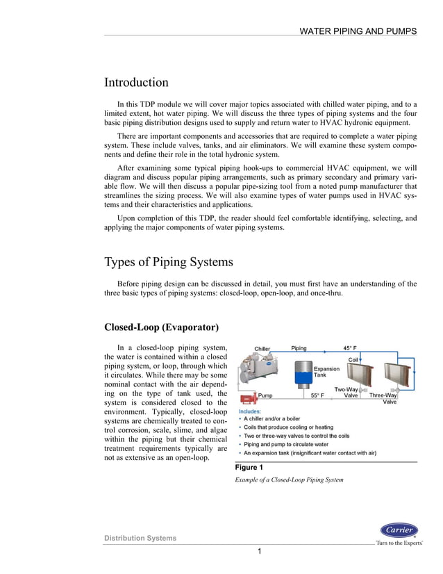 02 chilled-water-piping-pumps | PDF | Water Services | Home Utilities