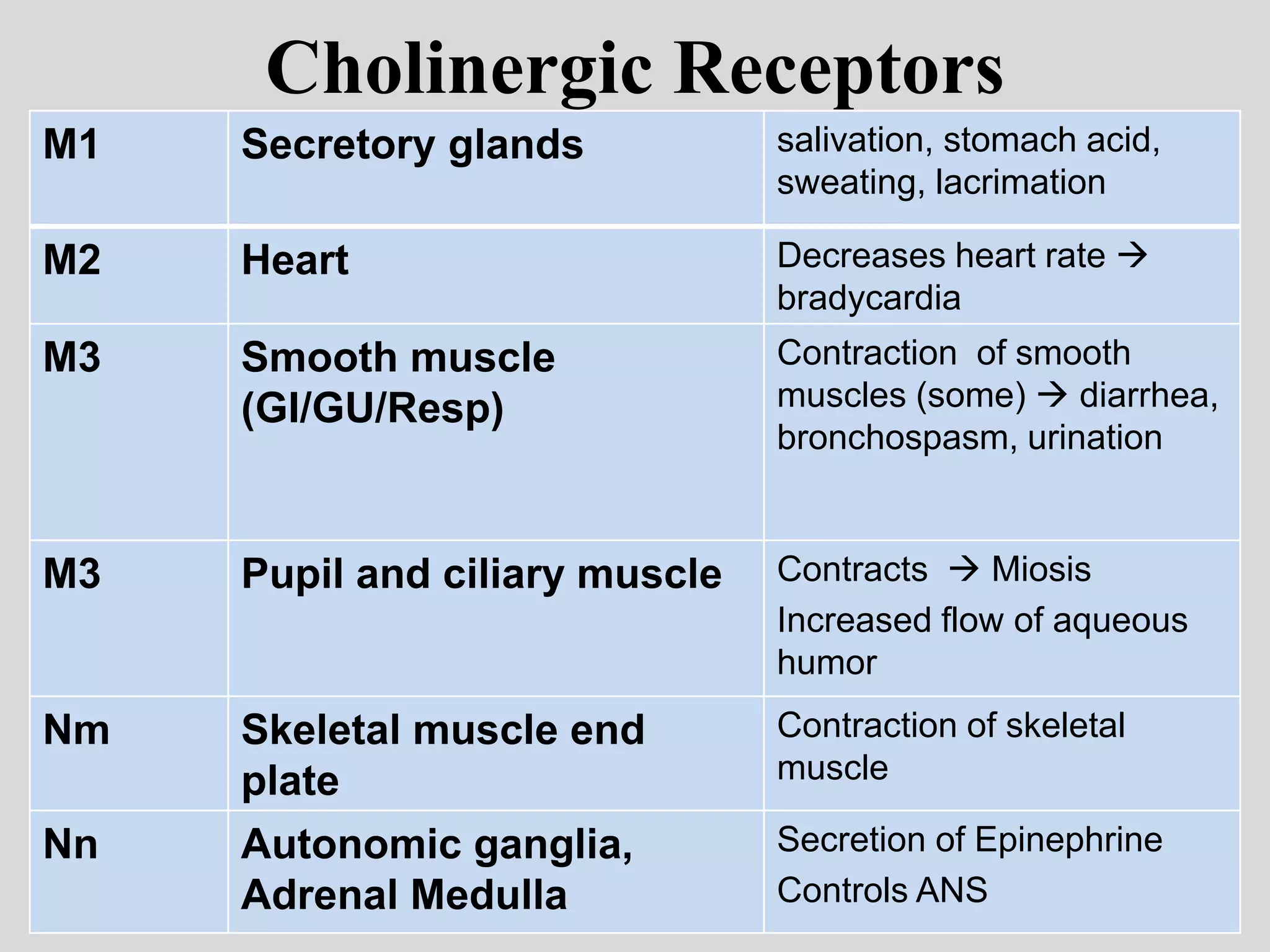 Cholinergic drugs | PPTX