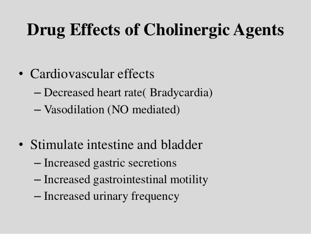 Cholinergic Effects - Brain Mind Article