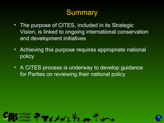 CITES Purpose and Policy | PPT