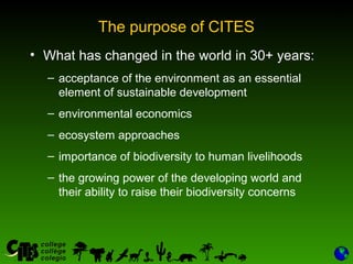 CITES Purpose and Policy | PPT