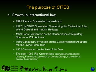 CITES Purpose and Policy | PPT