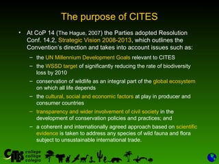 CITES Purpose and Policy | PPT