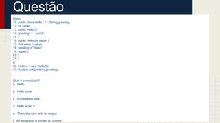 Revisão OCPJP7 - Class Design (parte 02) | PDF