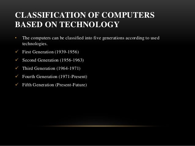 01 classification of computer