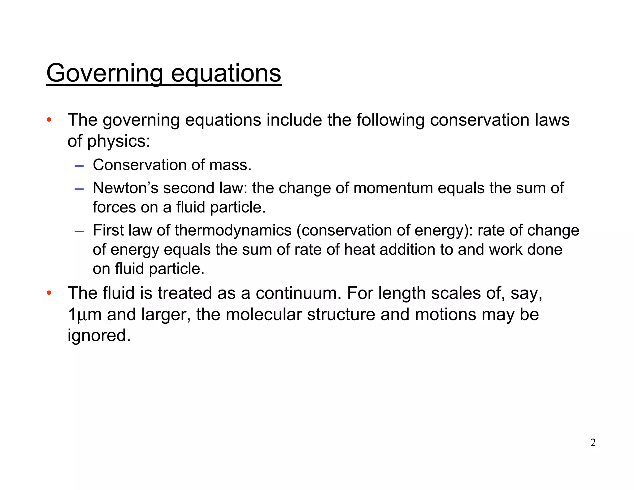 02 conservation equations | PDF