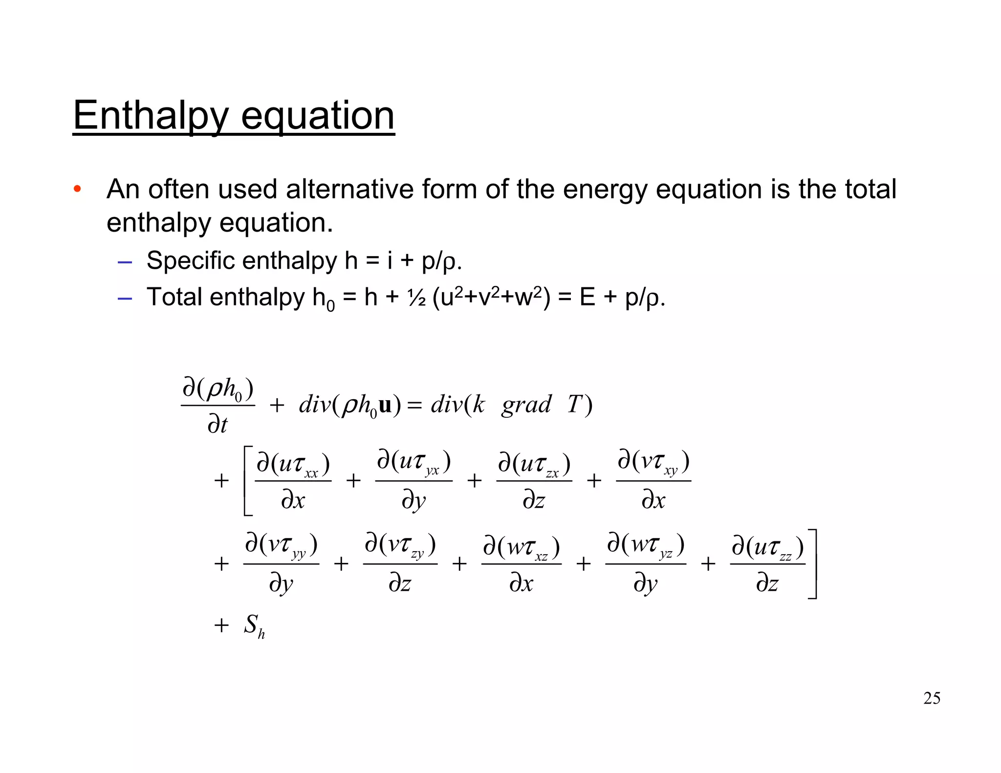 02 conservation equations | PDF