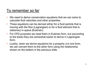 02 conservation equations | PDF