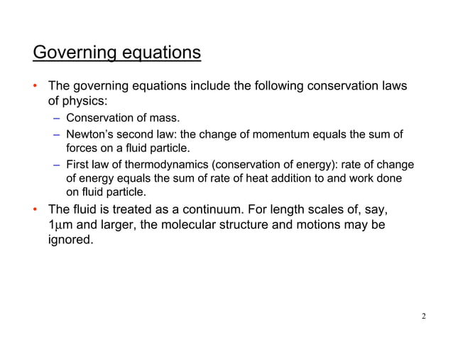 02 conservation equations | PDF