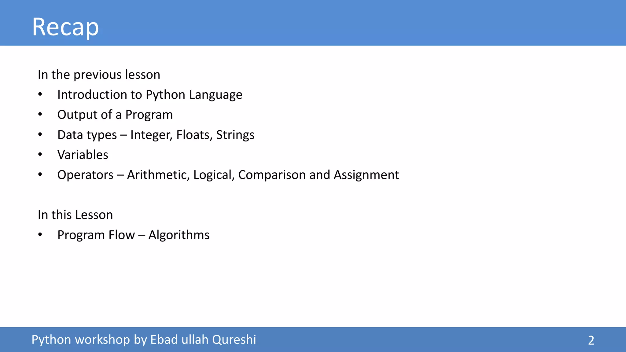 02 Control Structures - Loops & Conditions | PPT 02 Control Structures - Loops & Conditions | PPT