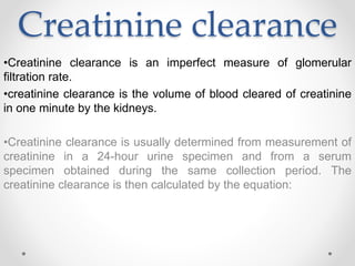 creatinine | PPTX