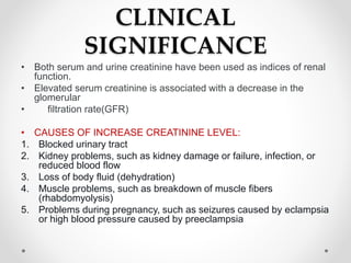 creatinine | PPTX