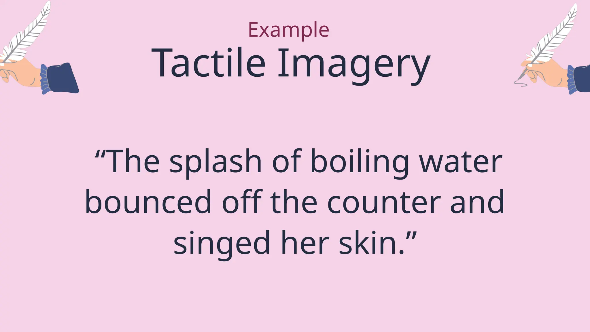 Imagery used in Creative Writing as a technique in writing Narratives ...