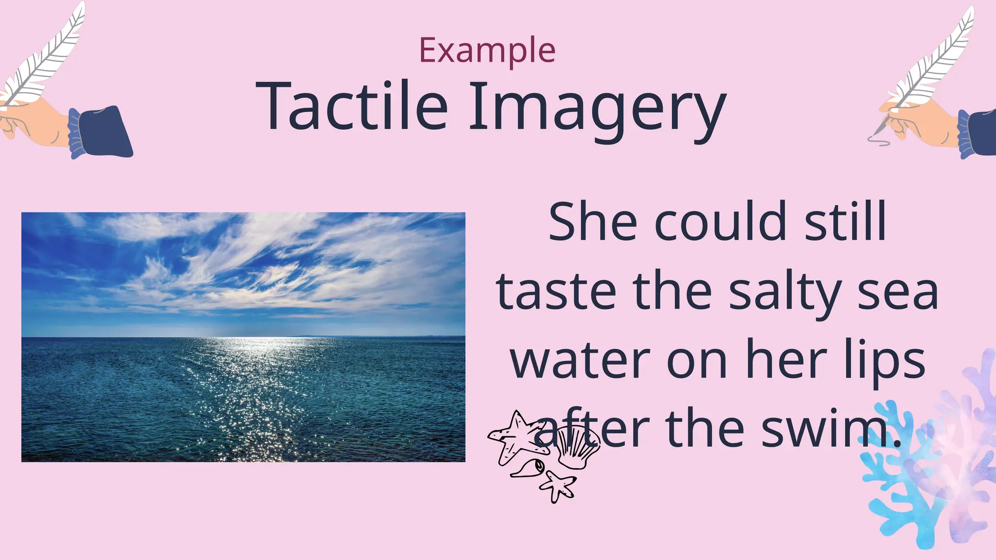 Imagery used in Creative Writing as a technique in writing Narratives ...