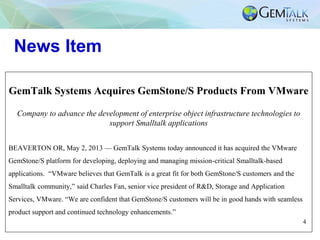 GemTalk Systems Overview | PDF