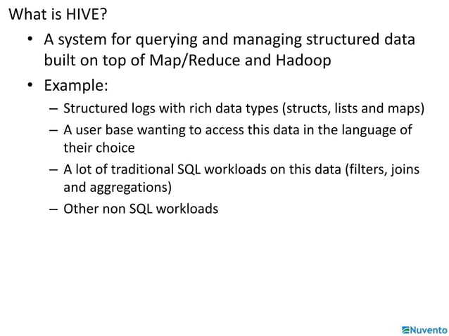 02 data warehouse applications with hive | PPT