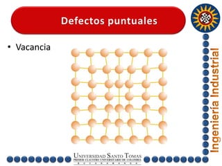 Defectos En Sistemas Cristalinos Usta | PPTX