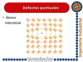 Defectos En Sistemas Cristalinos Usta | PPTX