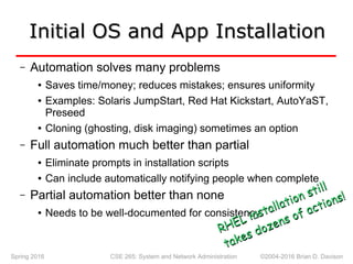 02-Desktops.pdf CSE 265: System and Network Administration | PDF