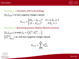 02 - Discrete-Time Markov Models - incomplete.pptx | Physics | Science
