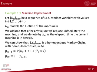 02 - Discrete-Time Markov Models - incomplete.pptx | Physics | Science