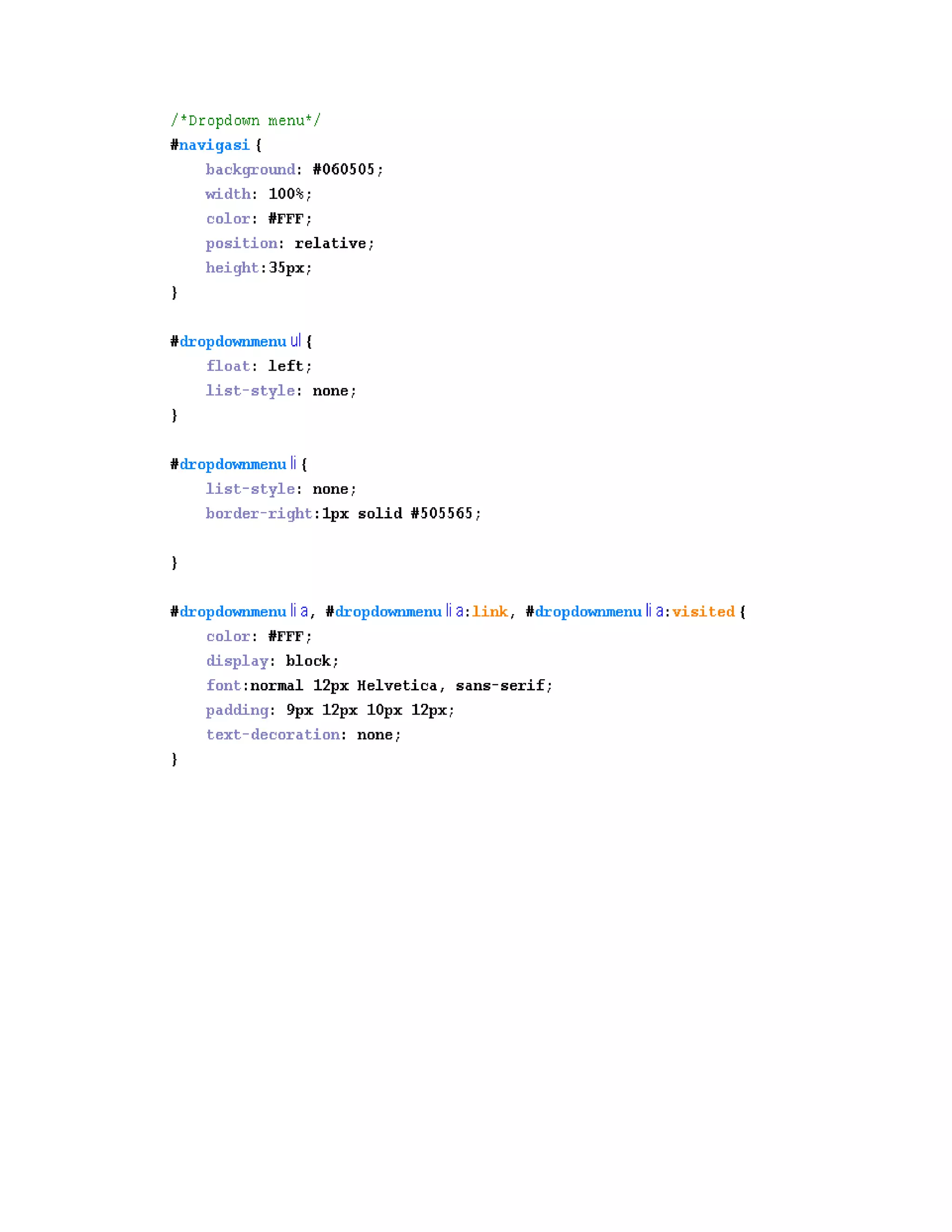 Dropdownmenu PHP | PDF