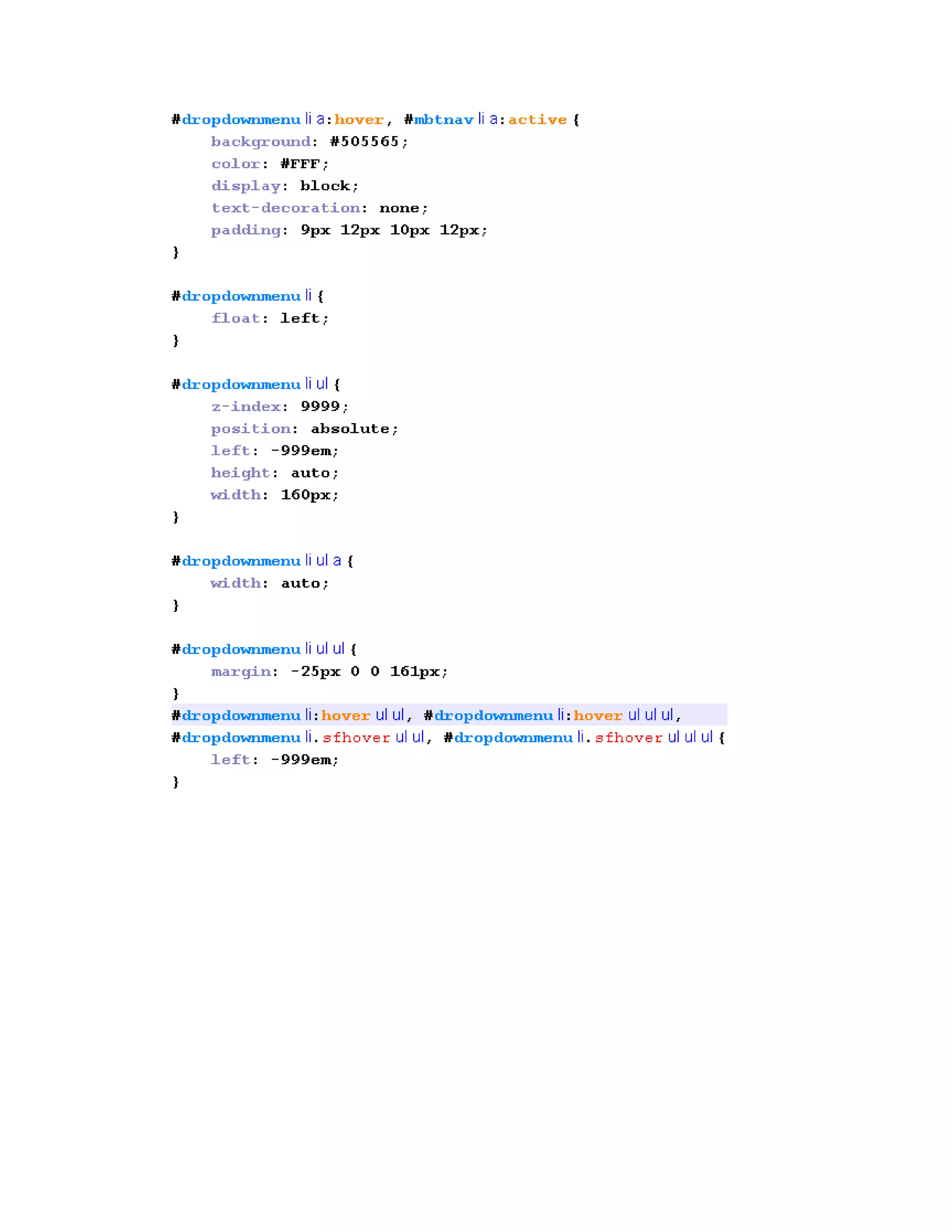 Dropdownmenu PHP | PDF