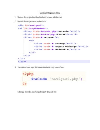 Dropdownmenu PHP | PDF
