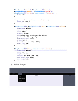 Dropdownmenu PHP | PDF